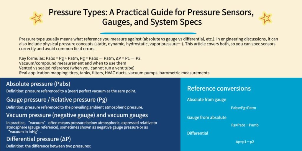 Pressure Types Explained: Absolute vs Gauge vs Differential vs Sealed ...