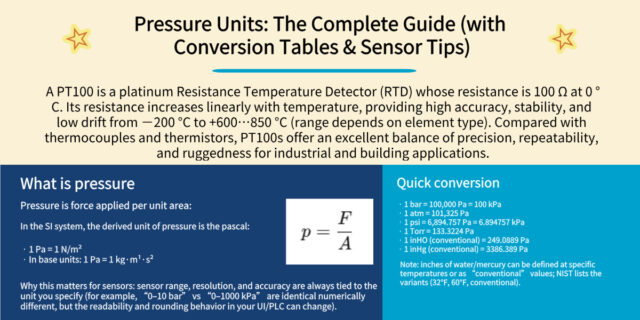 Pressure Units Explained: Pa, kPa, MPa, bar, mbar, psi, atm, Torr, mmHg ...